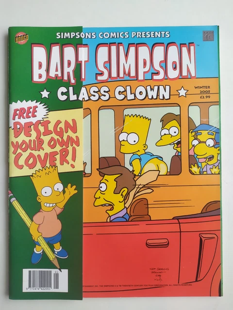 SIMPSONS COMICS BART Simpson Class Clown Winter 2005 £3.99 - PicClick UK