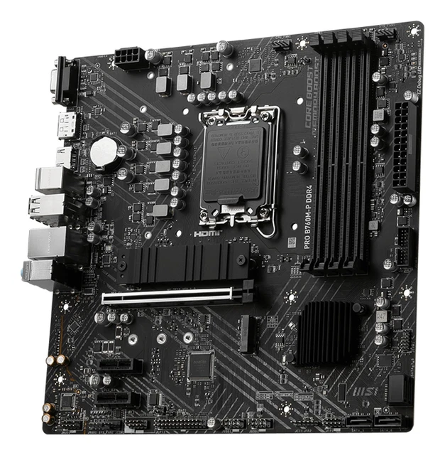 MSI PRO B760M-P DDR4 motherboard Intel B760 LGA 1700 micro ATX £107.22 ...