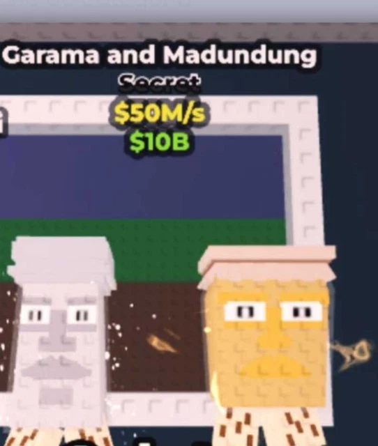 GARAMA AND MADUNDUNG BRAINROT | STEAL A BRAINROT | EUR 49,99 - PicClick DE