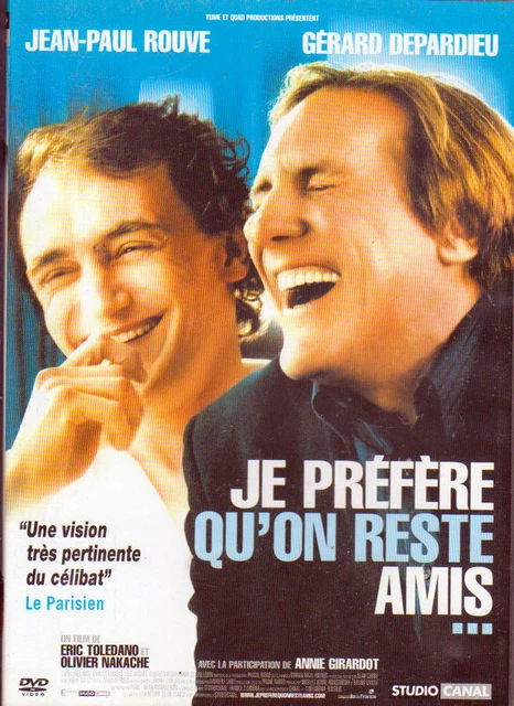 D.V.D.../...JE PREFERE QU' On Reste Ami.../...Jean-Paul Rouve...gerard ...