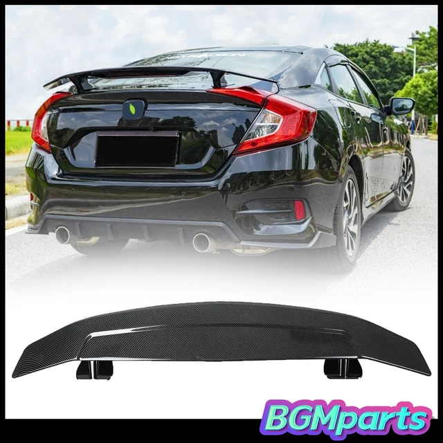 GT STYLE UNIVERSAL Rear Spoiler 52'' Racing Trunk Wing Carbon Fiber For ...