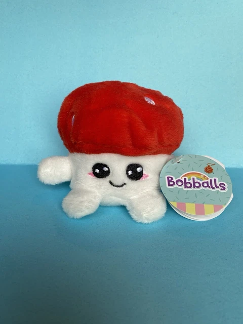 BOBBALLS MUSHROOM / TOADSTOOL 🍄 Keel Toys 8cm Kawaii Plush Brand New ...