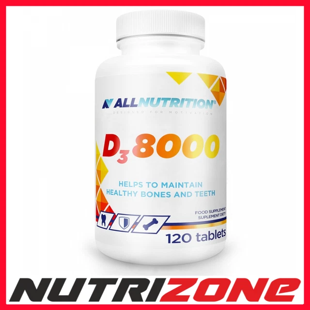 ALLNUTRITION VIT D3 8000 - 120 tablets £9.43 - PicClick UK