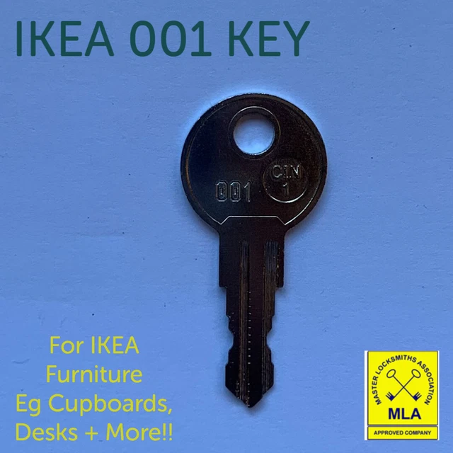 KEY 001 FOR IKEA Furniture Eg: Desks / Cupboards £2.75 - PicClick UK