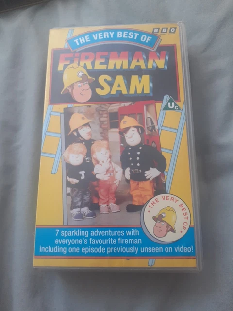 THE VERY BEST of Fireman Sam VHS Video Cassette Tape UK PAL 1992 ...