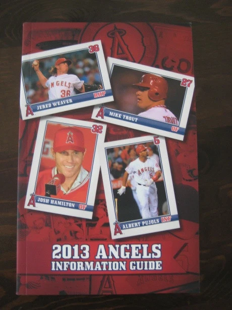 GUIDE OFFICIEL DES médias MLB Anaheim Angels 2013-NEUF EUR 4,91 ...