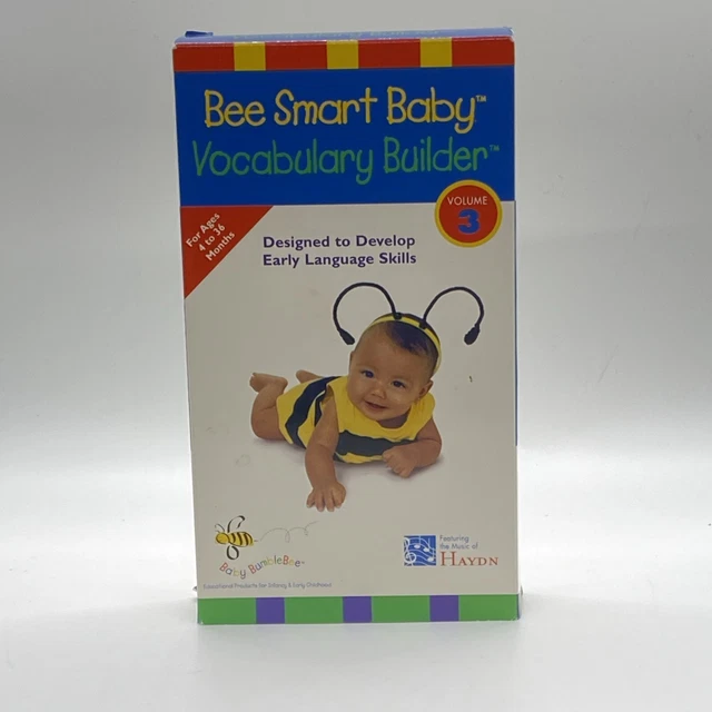 BEE SMART BABY: Vocabulary Builder - Vol. 3 VHS Tape 1999 £22.09 - PicClick UK
