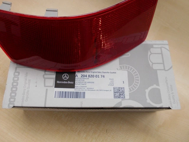 MERCEDES-BENZ ORIGINAL RÜCKSTRAHLER Reflektor Stossstange hinten links ...