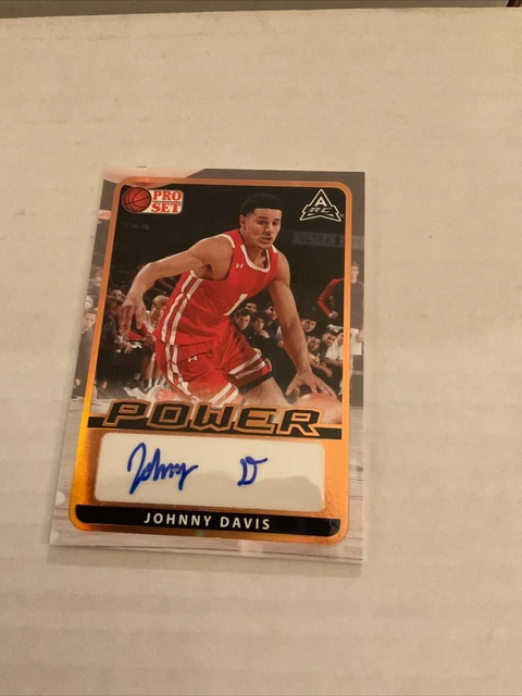 2021-22 JOHNNY DAVIS Leaf Pro Set Power Basketball Auto Wisconsin ...
