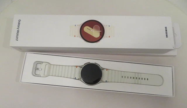 SAMSUNG GALAXY WATCH 7 40mm Cream Used Great Condition Fully Working £ ...
