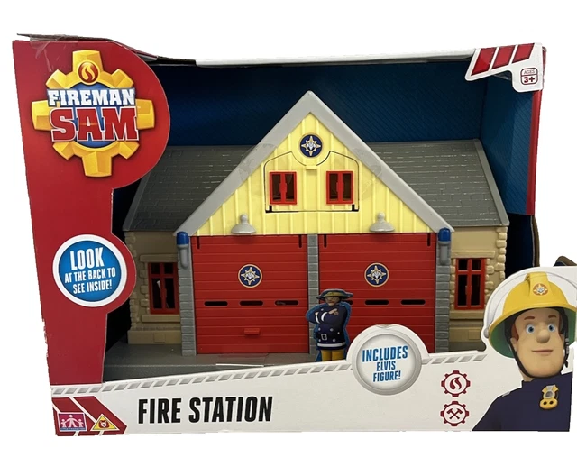FIREMAN SAM FIRE Station with Elvis Figure - Rare -2014 £24.99 ...