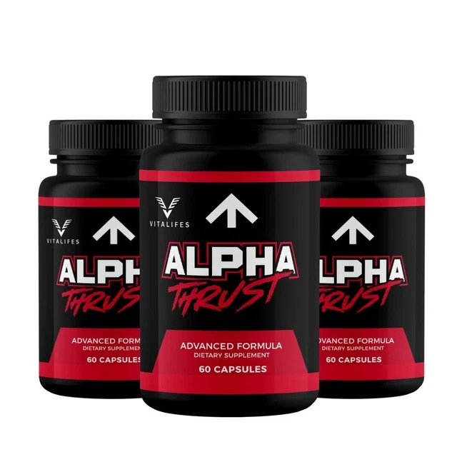 ALPHA THRUST CAPSULES for Men, Advanced Male Performance Supplement ...