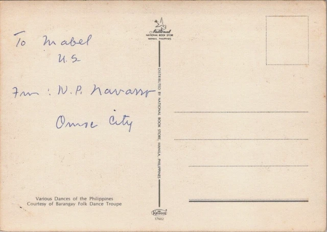 BARANGAY FOLK DANCE Troupe Philippines Dugsu Tinikling Bangko Vintage ...