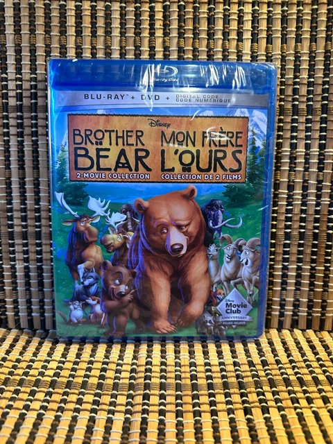 BROTHER BEAR 1&2 (3-Disc Blu-ray/DVD)Disney Club Exclusive.Joaquin ...