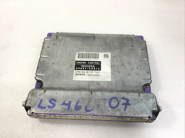 2007-2008 LEXUS LS460 Ecu Ecm Engine Control Module 89661 50A10 Oem ...