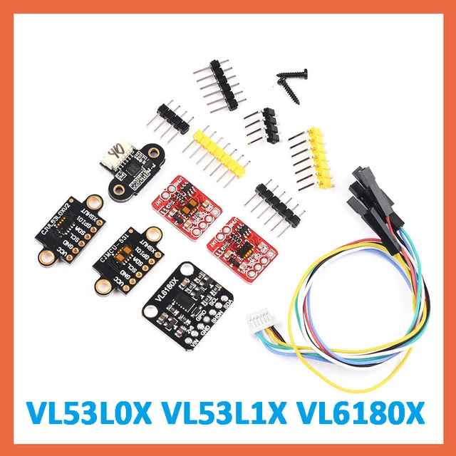 VL53L0X VL53L1X VL6180X Laser Time-of-Flight Distance Sensor Module ...