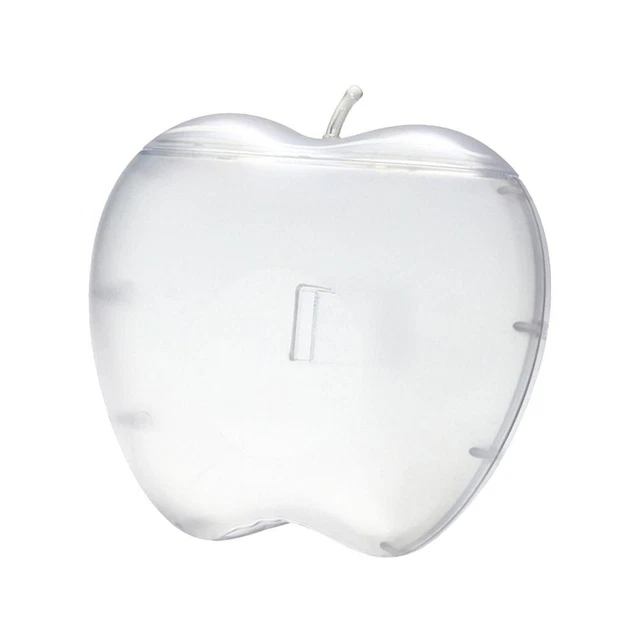 WALL-MOUNTED PLASTIC WRAP Storage Box Apple-shaped Cling Film Dispenser ...
