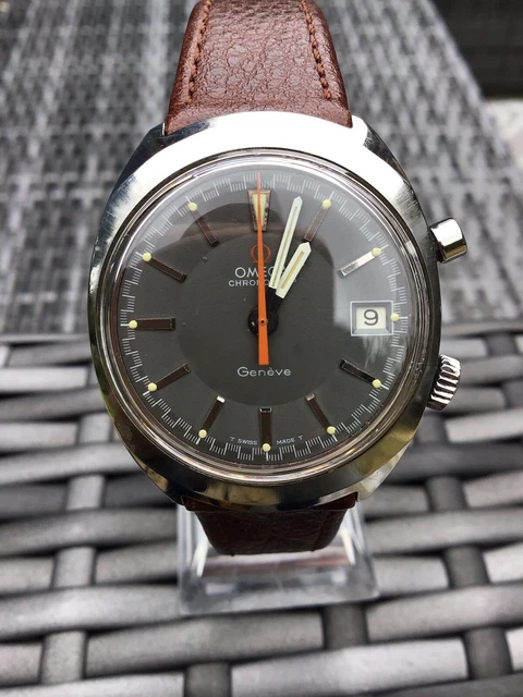 STUNNING OMEGA GENEVE Chronostop Vintage Men’s Watch Cal 920 Circa 1969 ...