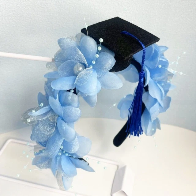 MASTER FLOWERS HAIR Band Bachelor Trencher Cap Student Supplies £8.59 ...