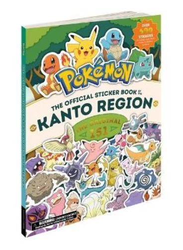PIKACHU PRESS PIKACHU Pokémon the Official Sticker Book of the Kanto R ...