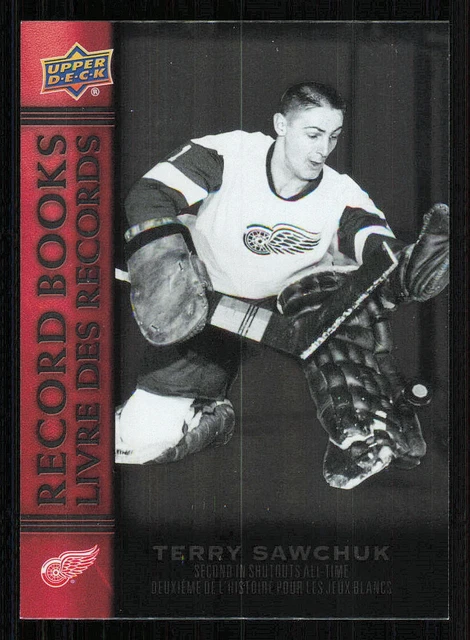 2022-23 UPPER DECK Tim Hortons Legends Record Books #RB4 Terry Sawchuk EUR 1,56 - PicClick IT