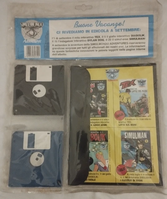 SIMULMONDO ADVENTURES GIOCO Pc-Ibm-Amiga Dylan Dog N° 11 1993 ...
