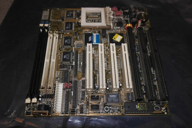 PCPARTNER VIB804DSE SOCKET 7 AT motherboard PCI ISA SD EDO VIA chipset ...