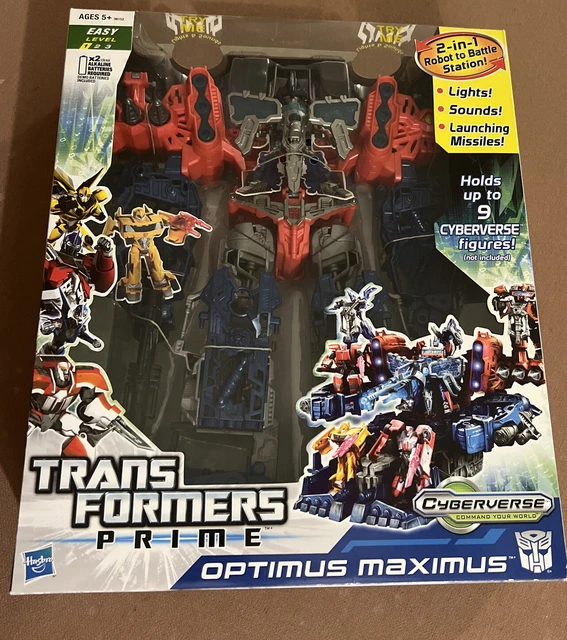 NEW TRANSFORMERS PRIME Optimus Maximus 2-in-1 Robot Battle Station ...