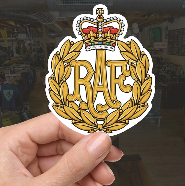 ROYAL AIR FORCE (RAF) Waterproof Vinyl Stickers - Official MoD Reseller ...