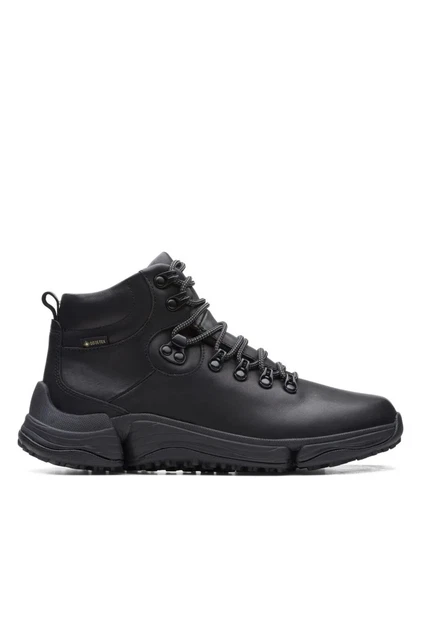 STIVALI CLARKS TRI Path Day 2 TRIGENIC Gore-Tex GTX in pelle nera 7 D ...