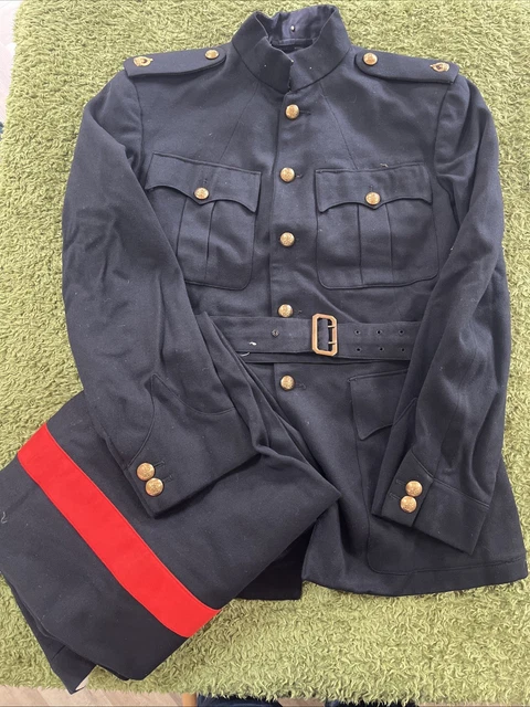 BRITISH ARMY ROYAL Artillery Blues Dress Uniform Jacket Trousers & Belt ...