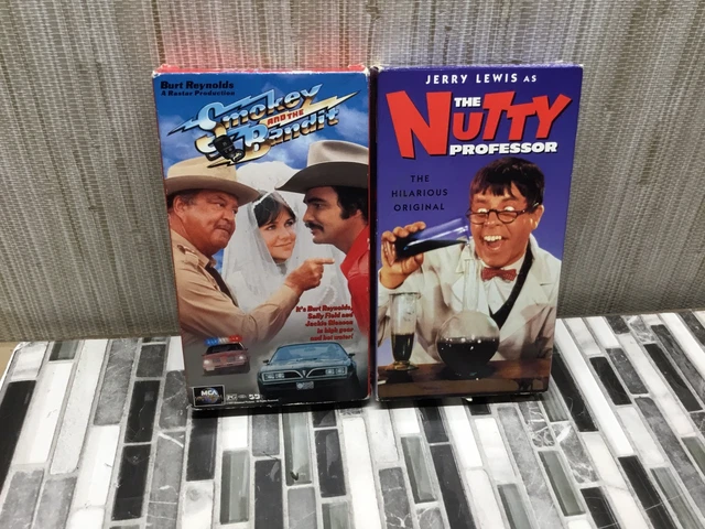 2 VHS LOT ( The Nutty Professor, Jerry Lewis, And Smokey And The Bandit ...