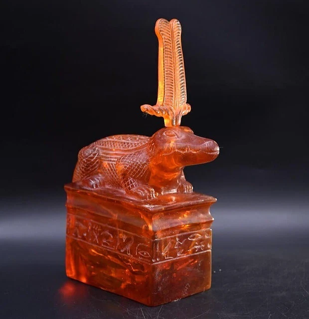 RARE ANCIENT EGYPTIAN ANTIQUE Statue God Sobek Crocodile for Amber ...