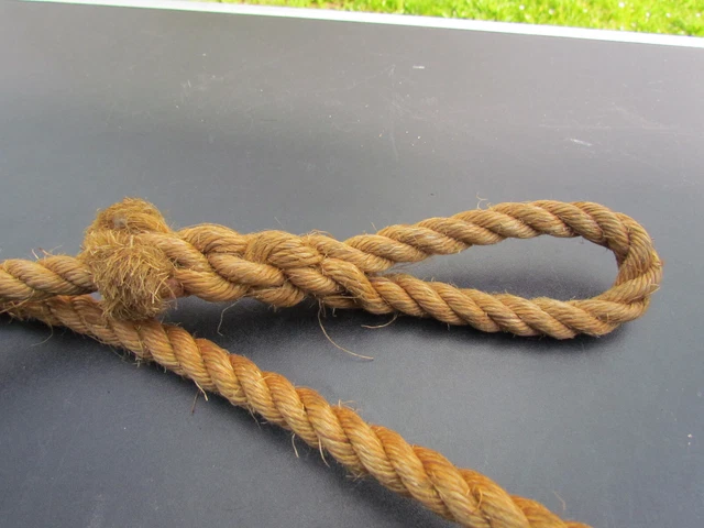 CORDE TOGGLE ROPE English WW2 Original 39-45 GB US Paratrooper Commando ...