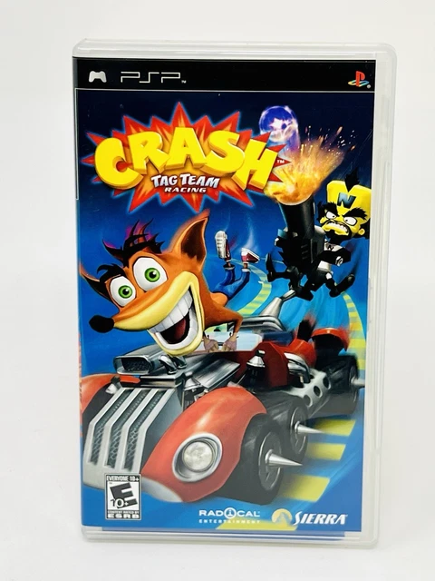SONY PSP CRASH Bandicoot Tag Team Racing 2005 Video Game Action ...