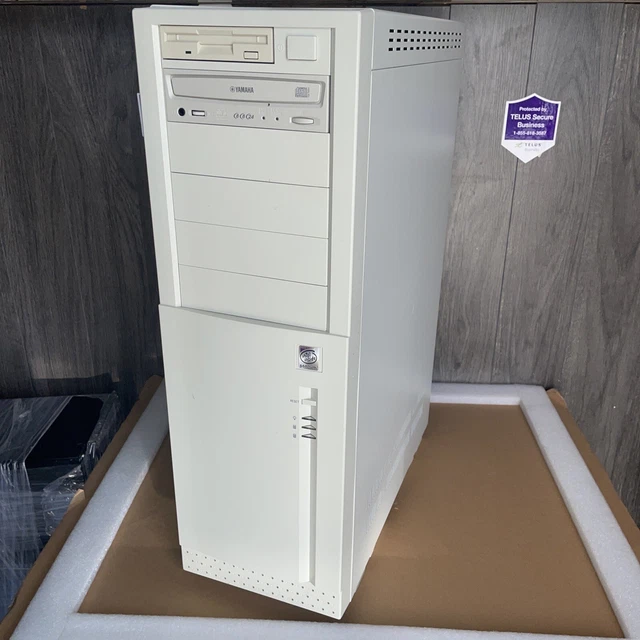 VINTAGE~ (GRADE A) desktop PC case with floppy drive/ CD drive $100.00 ...
