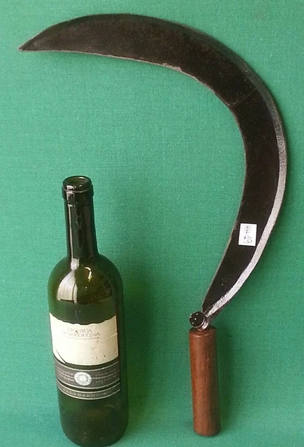 ANTICA FALCE FALCETTO Contadino In Ferro Battuto E Forgiato Primi 900 ...