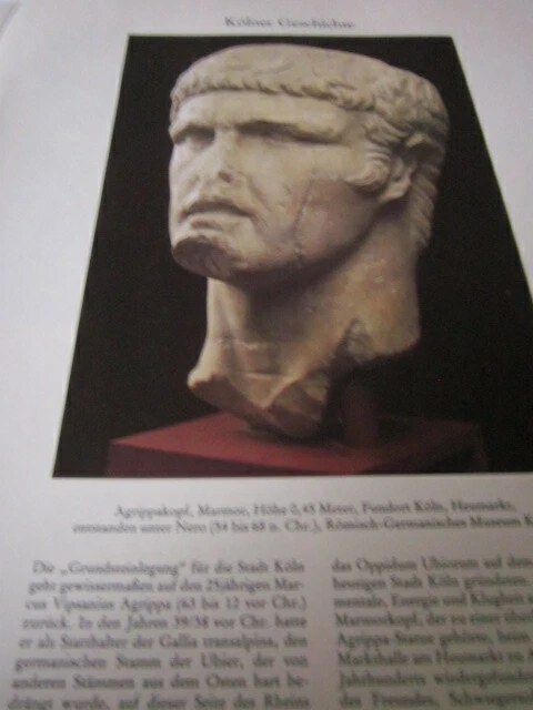 KÖLN ARCHIV N 2002 Agrippa Kopf Marmor 54 n. Chr. EUR 6,76 - PicClick DE