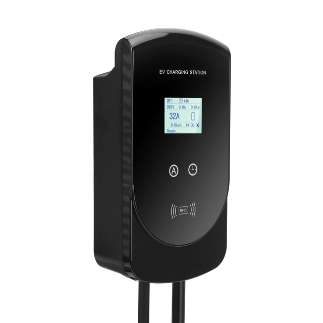 EV CHARGING WALL Unit Type 2 Wallbox EV Car Charger 32A Electric ...