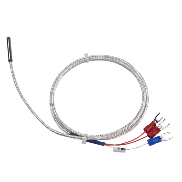 PT100 TEMPERATURE SENSOR Probe Stainless Steel Probe 3 Insulating ...