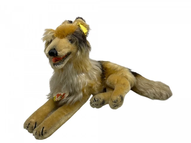 STEIFF ANIMAL BERGER couché 25 cm état voir photos EUR 59,60 - PicClick FR