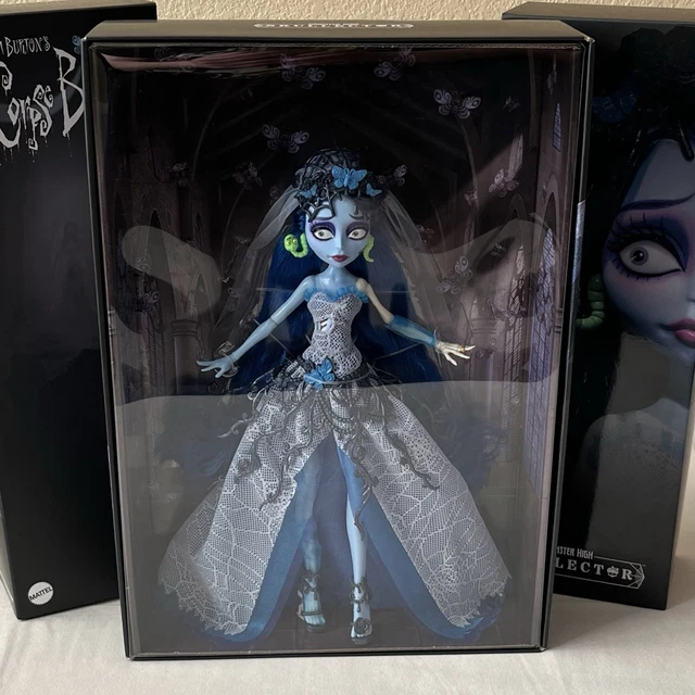 MONSTER HIGH SKULLECTOR Tim Burton's Corpse Bride Emily Fashion Doll ...