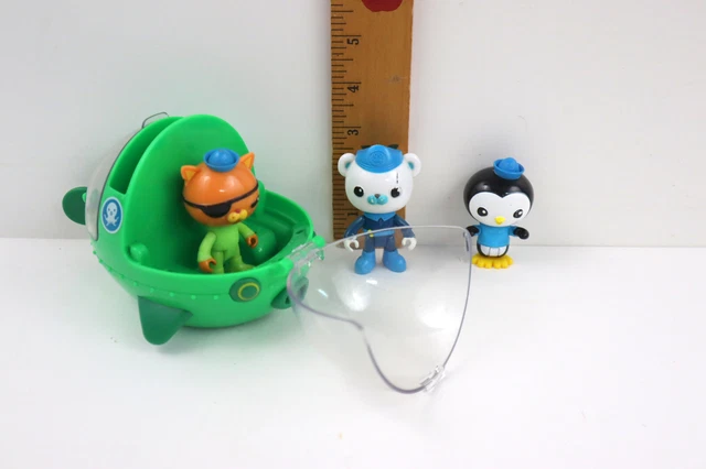 OCTONAUTS GUP-E GREEN Submarine Vehicle w/Kwazii, Capt Barnacles & Peso ...