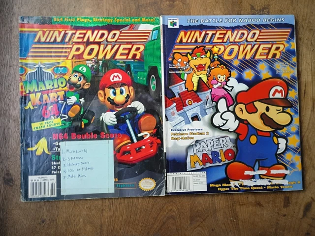 NINTENDO POWER MAGAZINE Lot (6 Issues, 3 posters) N64 Years £70.08 ...
