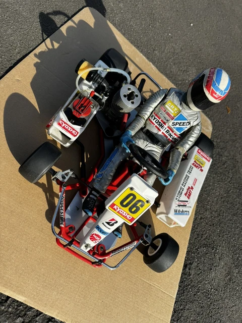 KYOSHO KART 10 Nitro Glow Fuel Gokart Race Servo Receiver JR Radio ...
