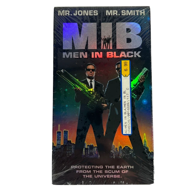 VTG MEN IN Black MIB VHS Factory Sealed Columbia Tristar 1st Print 97 ...