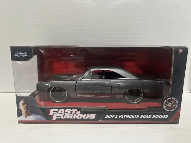 JADA TOYS FAST & Furious Dom's Plymouth Road Runner Voiture Moulée Sous ...