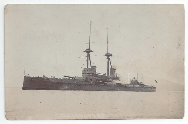 HMS VANGUARD ST Vincent class Battleship Royal Navy RP PC £10.00 ...