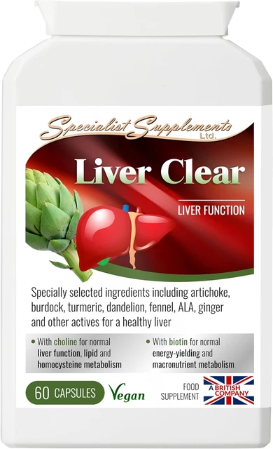 LIVER CLEAR LIVER Function Support, 60 Capsules £14.53 - PicClick UK