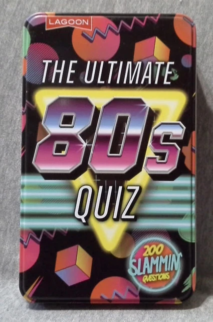 THE ULTIMATE 80S Quiz in Tin Box Lagoon Group 2020 w/ 200 Slammin ...